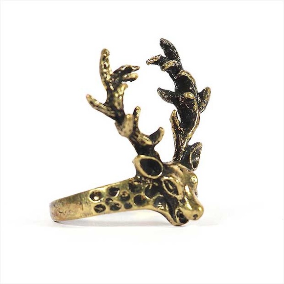 Jewelry | Deer Head Ring Size 7 | Poshmark